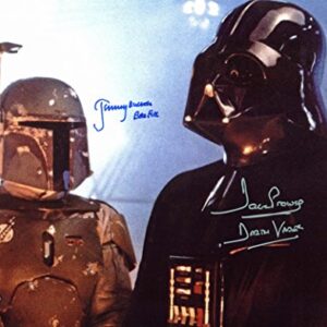 David Prowse & Jeremy Bulloch Star Wars Authentic Signed 11x14 Insc. Photo BAS