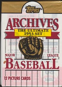 1991 topps archives baseball unopened pack, 12 cards in pack