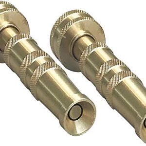 MAXFLO High Pressure Hose Nozzle [2 Pack] Heavy Duty | Brass Water Hose Nozzles for Garden Hoses | Adjustable Function | Fits Standard Hoses, Garden Sprayer, Spray Nozzle, Power Washer Nozzle