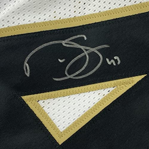 Autographed/Signed Darren Sproles New Orleans White Football Jersey JSA COA