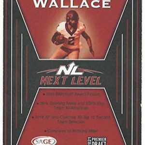 TYLAN WALLACE RC 2021 SAGE Hit Premier Draft Silver #165 ROOKIE NM+-MT+ Football Parallel Version Next Level