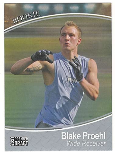 BLAKE PROEHL RC 2021 SAGE Hit Premier Draft Silver #100 ROOKIE NM+-MT+ Football Parallel Version