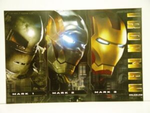 iron man mark 1 mark 2 mark 3 poster san diego comic con 13.5 x 20 poster