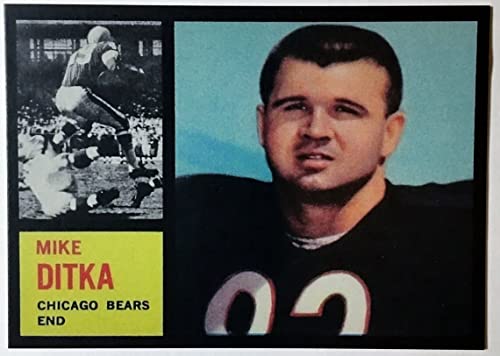 MIKE DITKA 1962 Topps 17 Rookie RC HOF Reprint - Football Card