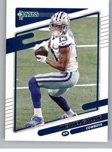 2021 donruss #192 michael gallup dallas cowboys nfl football trading card