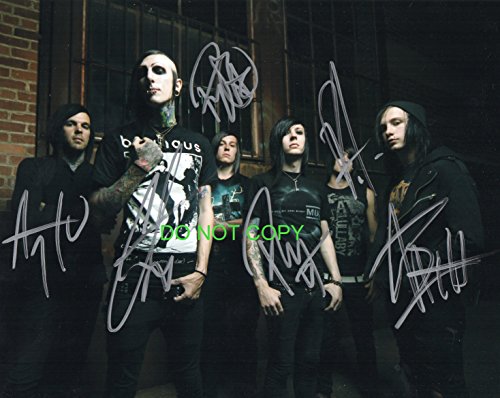 Motionless in White band reprint signed 11x14 poster/photo #1 RP