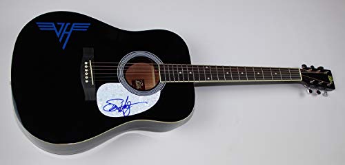 Sammy Hagar I Can't Drive 55 The Red Rocker Authentic Signed Autographed Full Size Black Acoustic Guitar Loa