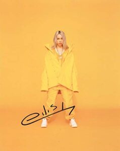 billie eilish singer 11×14 signed reprint poster photo dark pop #3 rp