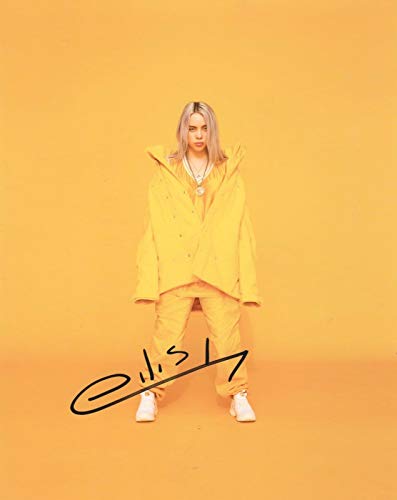 Billie Eilish singer 11x14 SIGNED REPRINT poster photo Dark POP #3 RP