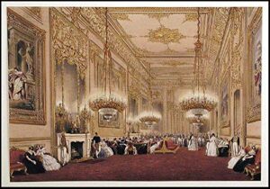 [the state reception room. an evening party, windsor castle