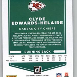 2021 Donruss #120 Clyde Edwards-Helaire Kansas City Chiefs NFL Football Trading Card