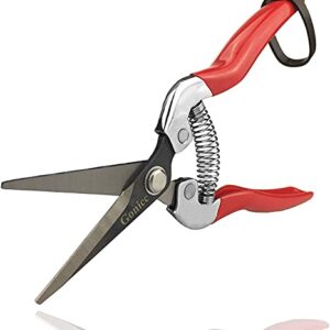 gonicc Professional Micro-Tip Pruning Snip (GPPS-1008), Small Garden Hand Pruner & shears For Arranging Flowers, Trimming Plants & Hydroponic Herbs, And Harvesting Fruits & Vegetables.