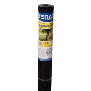 Tenax 62073039 Hardware Net, 3' x 25', Black