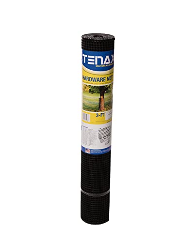 Tenax 62073039 Hardware Net, 3' x 25', Black