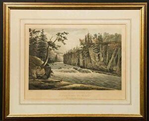 rapids above hadley’s falls. no. 4 of the hudson river port folio