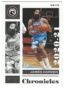 james harden 2020-21 panini chronicles nm+-mt+ basketball #49 nets