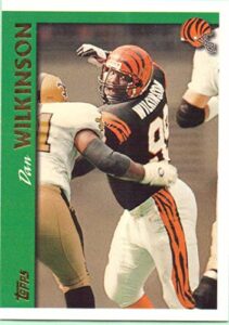 dan wilkinson 1997 topps football card #346 – cincinnati bengals