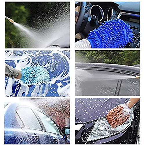 Extendable Hydro Jet Washer High Pressure Power Washer Wand with Hose Nozzle Garden Watering Sprayer Wand Lance for Car Pet Gutter Patio Window