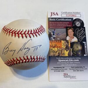 Billy Wagner Signed Autographed Official Major League (OML) Baseball - JSA COA