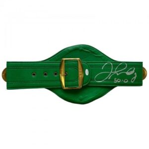 Floyd Mayweather Jr Signed Autographed Green Belt JSA Authenticated 50-0 - Autographed Boxing Championship Belts