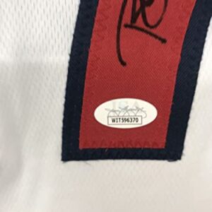 Bret Saberhagen Signed Autographed Boston White Baseball Jersey - JSA COA