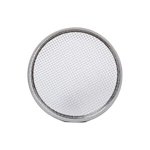 garden soil sifter -10″ sifting pan-sieve for sand rocks dirt compost (1/4”mesh screen)