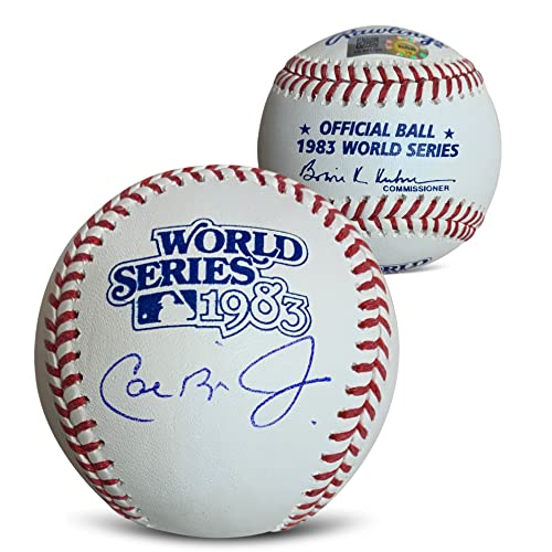 Cal Ripken Jr Autographed 1983 World Series Signed Baseball Fanatics Authentic COA With Display Case