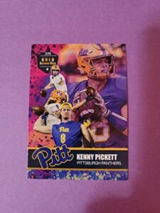 kenny pickett 2018 rainbow gold rookie card rc pitt pittsburgh panthers 2022 1st round nfl pick