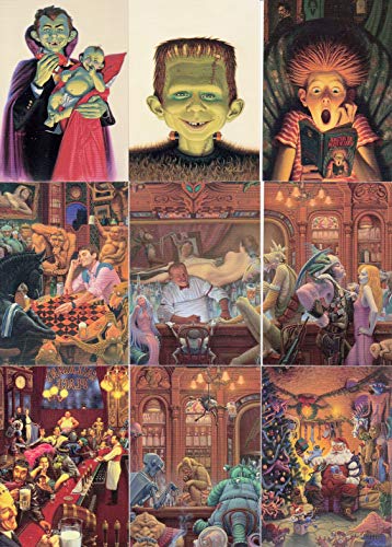 JAMES WARHOLA 1995 FPG COMPLETE BASE CARD SET OF 90 FANTASY ART