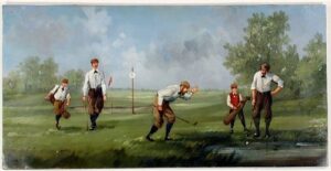 edwardian golfers