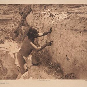 Counting the Record by Edward S. Curtis (1868-1952), Original Photograph, 13.75x17