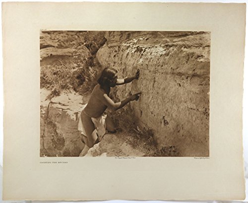 Counting the Record by Edward S. Curtis (1868-1952), Original Photograph, 13.75x17