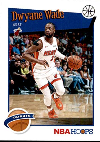 2019-20 Panini NBA Hoops #287 Dwyane Wade Miami Heat Basketball Card