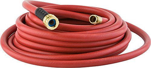 Swan Products CELSGHW58025 Element MAXLite Hot Water Rubber+ Hose with Crush Proof Couplings 25' x 5/8", Red