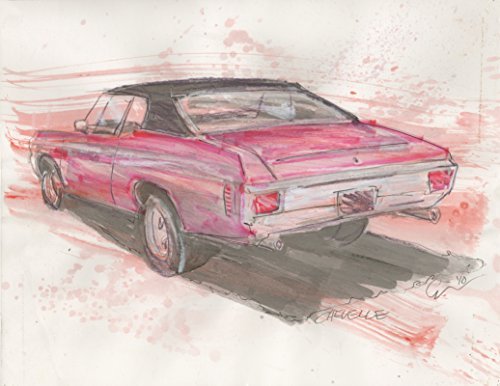 Red Chevelle drawing