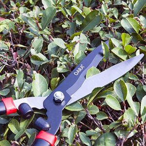 OARA Garden Hedge Shears forTrimming Borders, Boxwood, and Bushes, Hedge Clippers & Shears with Comfort Grip Handles,21 Inch Carbon Steel Bush Cutter