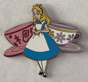 disney pin alice in wonderland tea cups booster pin