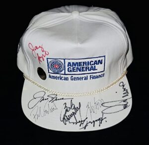 autographed american general golf hat – jack nicklaus, hubert green, lee trevino – autographed golf equipment