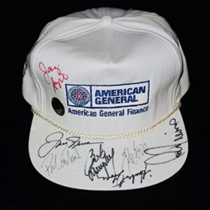 AUTOGRAPHED AMERICAN GENERAL GOLF HAT - Jack Nicklaus, Hubert Green, Lee Trevino - Autographed Golf Equipment