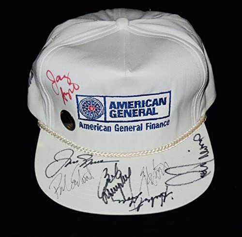 AUTOGRAPHED AMERICAN GENERAL GOLF HAT - Jack Nicklaus, Hubert Green, Lee Trevino - Autographed Golf Equipment