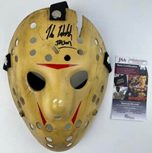 kane hodder signed mask friday 13th jason voorhees part viii 8 manhattan autograph jsa authentication