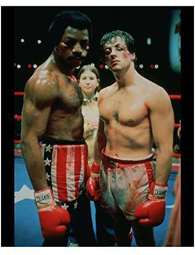 Sylvester Stallone As Rocky Balboa Bloody And Standing In Ring 8 x 10 Inch Photo