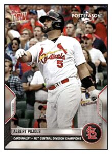 albert pujols 2022 topps now post season wild card #61 pr:980 cardinals nm+-mt+ mlb baseball