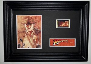 raiders of the lost ark framed movie film cell display collectible memorabilia complements poster book theater