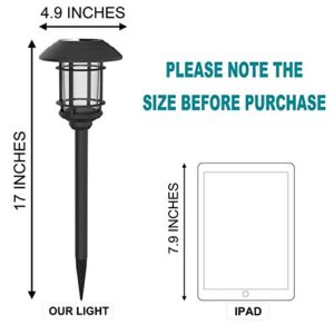 MAGGIFT 6 Lumen Solar Powered Pathway Lights, 6 Pack Outdoor Landscape Lights, Waterproof Solar Garden Lights for Lawn, Patio, Yard, Walkway, Deck, Driveway, Warm White