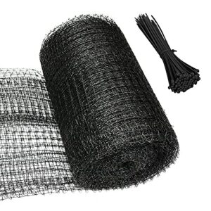 gardzen 6.8ft x 30ft anti bird netting, pond net with 20pcs cable ties – protect your garden vegetables fruit plants ponds