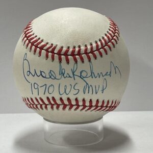 brooks robinson signed baseball inscribed 1970 ws mvp. psa – autographed baseballs