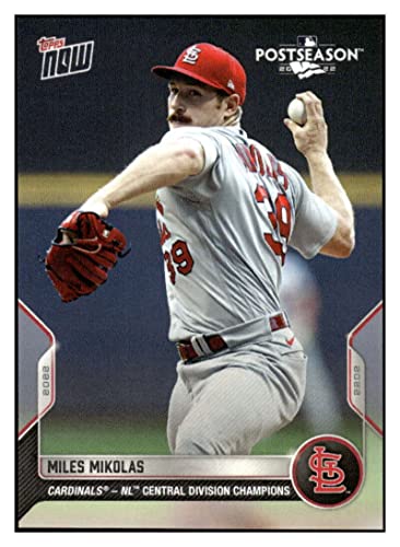 MILES MIKOLAS 2022 Topps NOW Post Season Wild Card #67 PR:980 Cardinals NM+-MT+ MLB Baseball