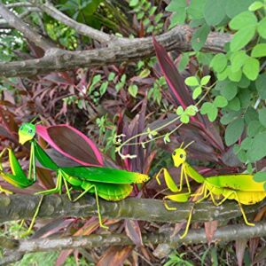 GIFTME 5 Metal Mantis Garden Yard Art Decor Set of 2 Lawn Patio Tree Ornaments Sculpture