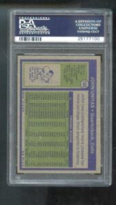 1972 topps #165 john unitas johnny unitas psa 7 graded football card nfl colts – unsigned football cards